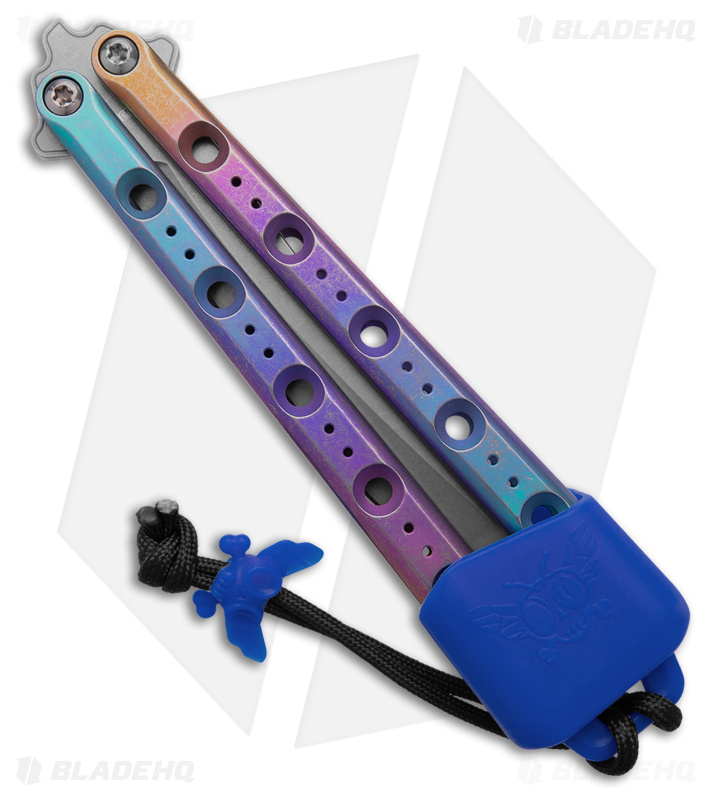 Flytanium Fly One Balisong Green Reverse Fade - Blade HQ