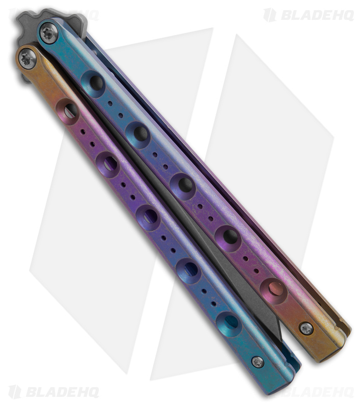 Flytanium Fly One Balisong Green Reverse Fade - Blade HQ