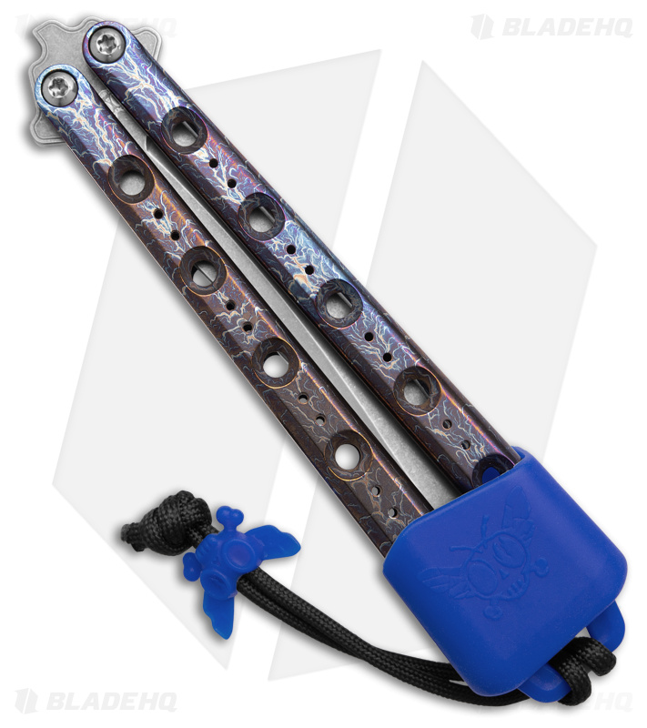 Flytanium Fly One Balisong #71 Toxic Stonewash - Blade HQ