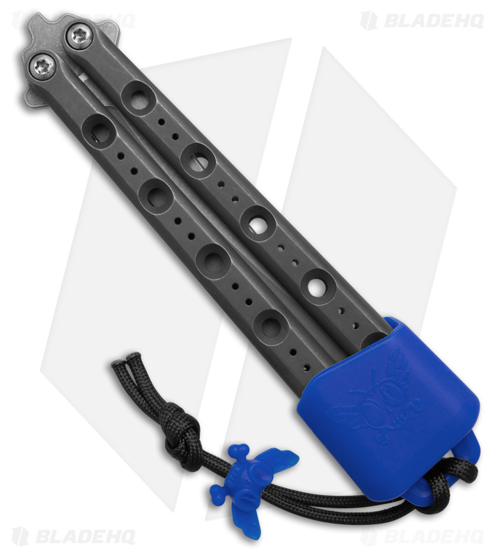 Flytanium Fly One Balisong Blackened Stonewash - Blade HQ