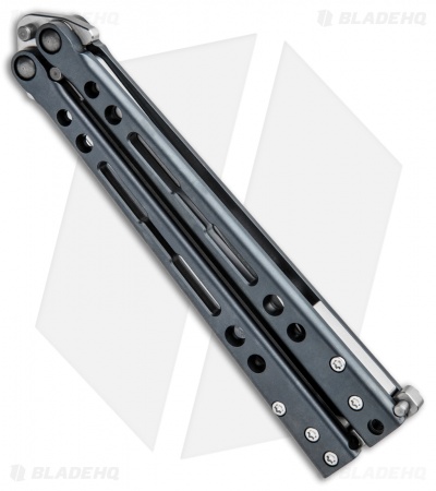HOM Design PVD Specter Balisong - Butterfly Knife | Gray | Blade HQ