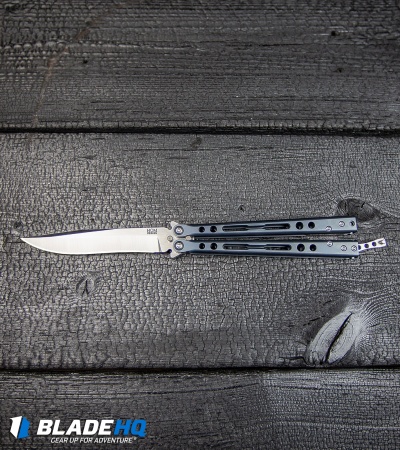 HOM Design PVD Specter Balisong - Butterfly Knife | Gray | Blade HQ