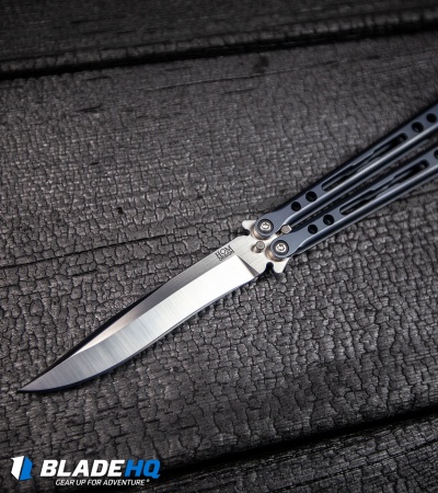HOM Design PVD Specter Balisong - Butterfly Knife | Gray | Blade HQ