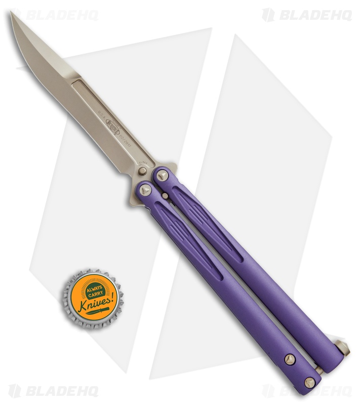 Microtech Tachyon III Butterfly Knife 4.5" Bronze | Blade HQ