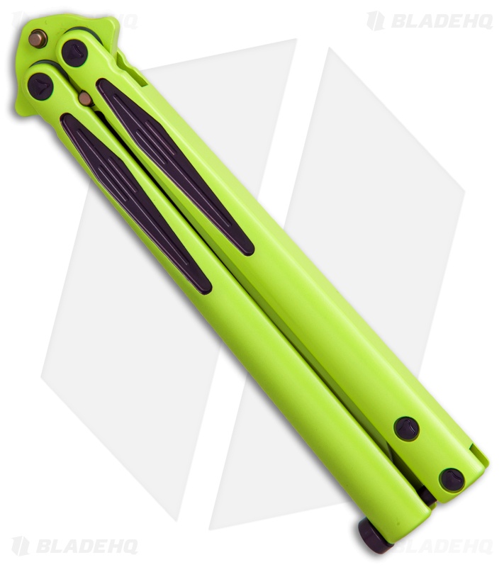 Microtech Tachyon III Balisong Butterfly Knife (Hulk) | Blade HQ