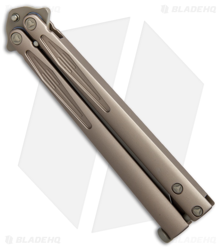 Microtech Tachyon III Butterfly Knife | Tan | Blade HQ