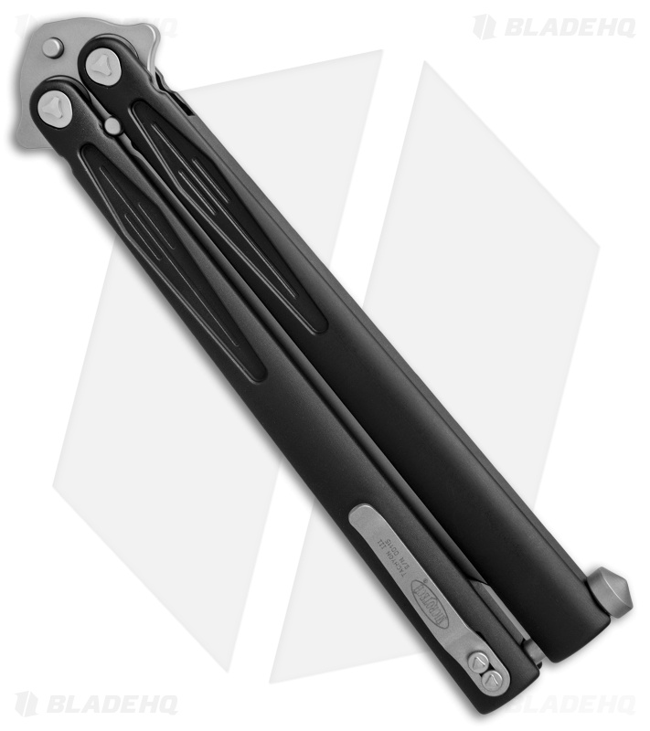 Microtech Tachyon III Balisong Knife (Black) | Blade HQ