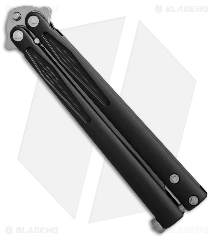Microtech Tachyon III Balisong Knife (Black) | Blade HQ