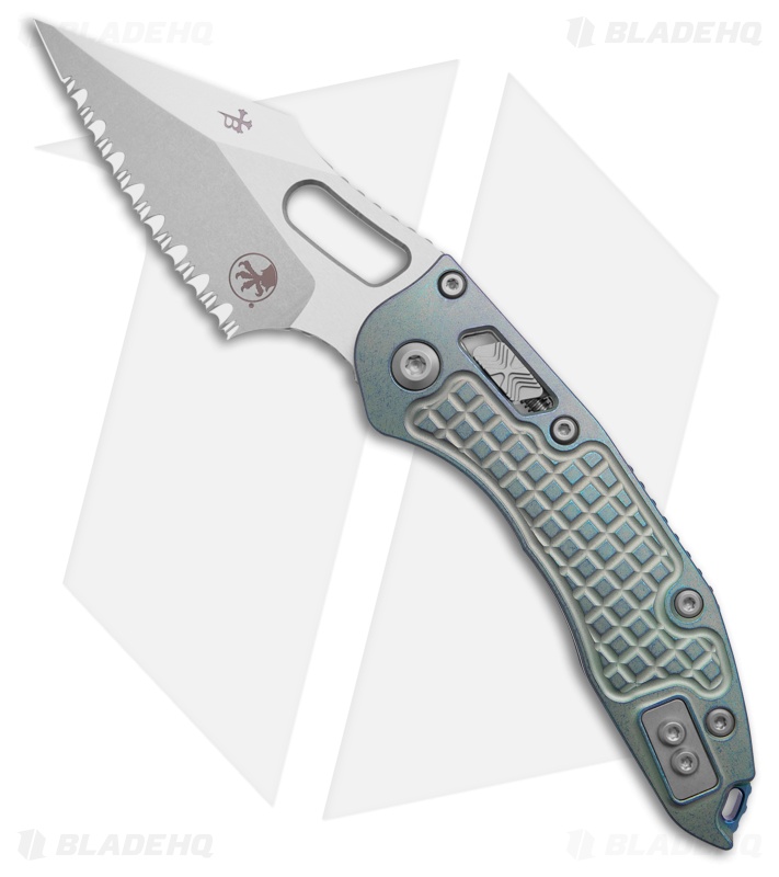 Microtech Stitch S/E Ram-Lok Knife Ice Blue Frag Ti