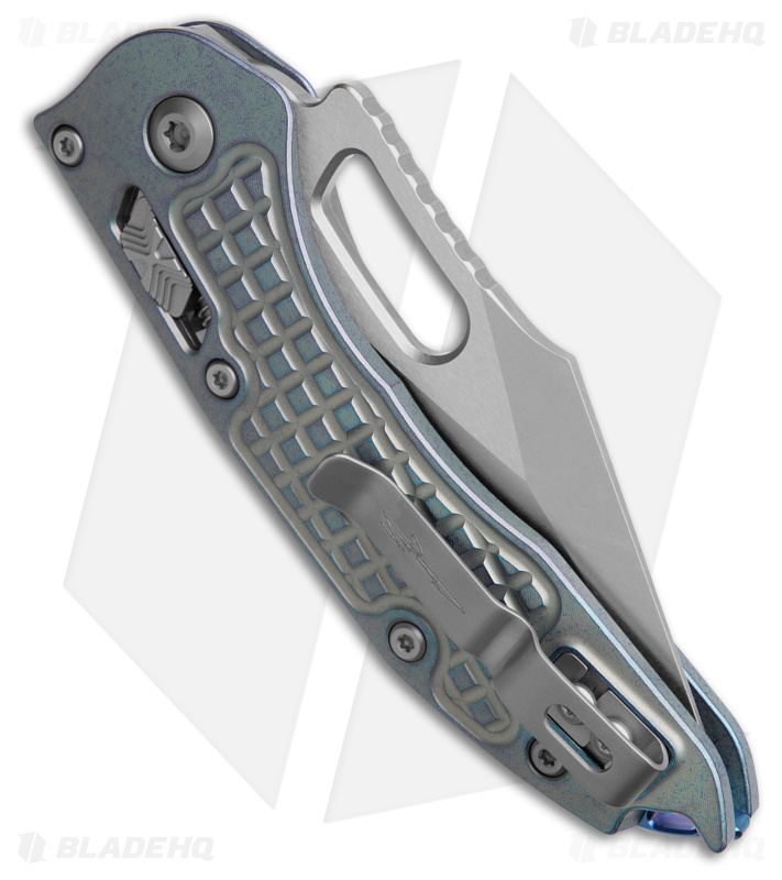 Microtech Stitch S/E Ram-Lok Knife Ice Blue Frag Ti