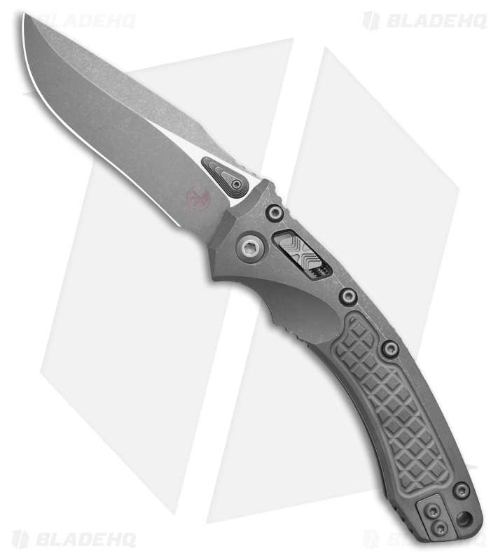Microtech Amphibian Ram Lok Knife Frag Titanium Handle