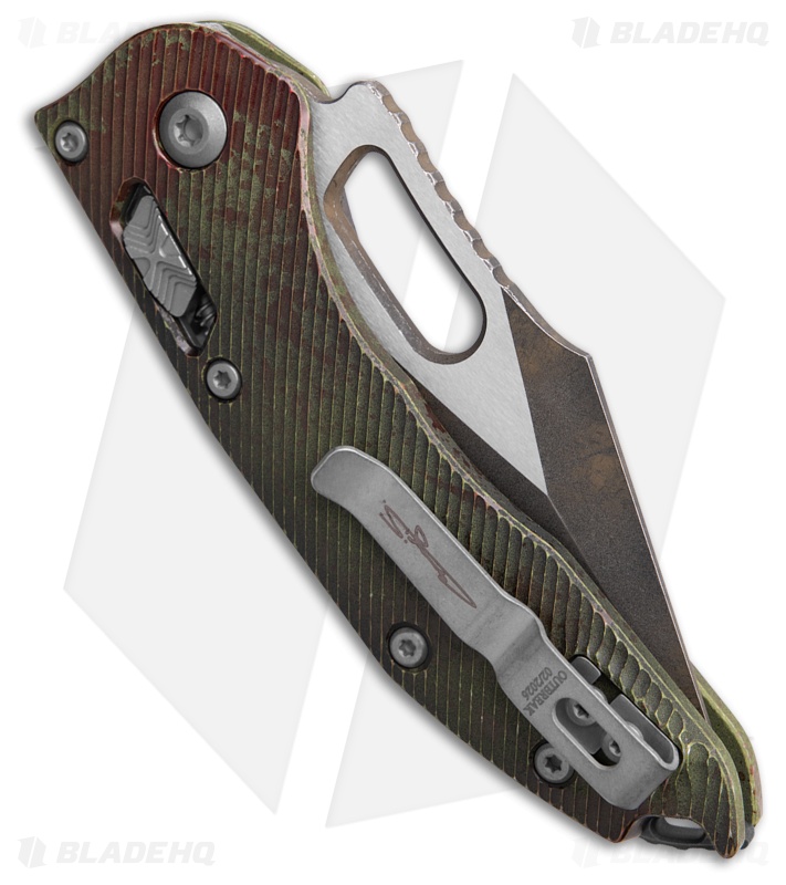 Microtech Stitch Ram-Lok Outbreak Al Wharncliffe Two-Tone