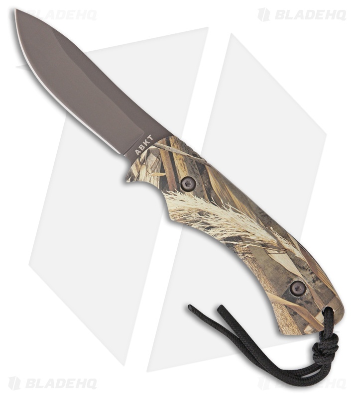 ABKT Replicator Fixed Blade Knife RealTree Max Camo (3.25" Gray) - Blade HQ