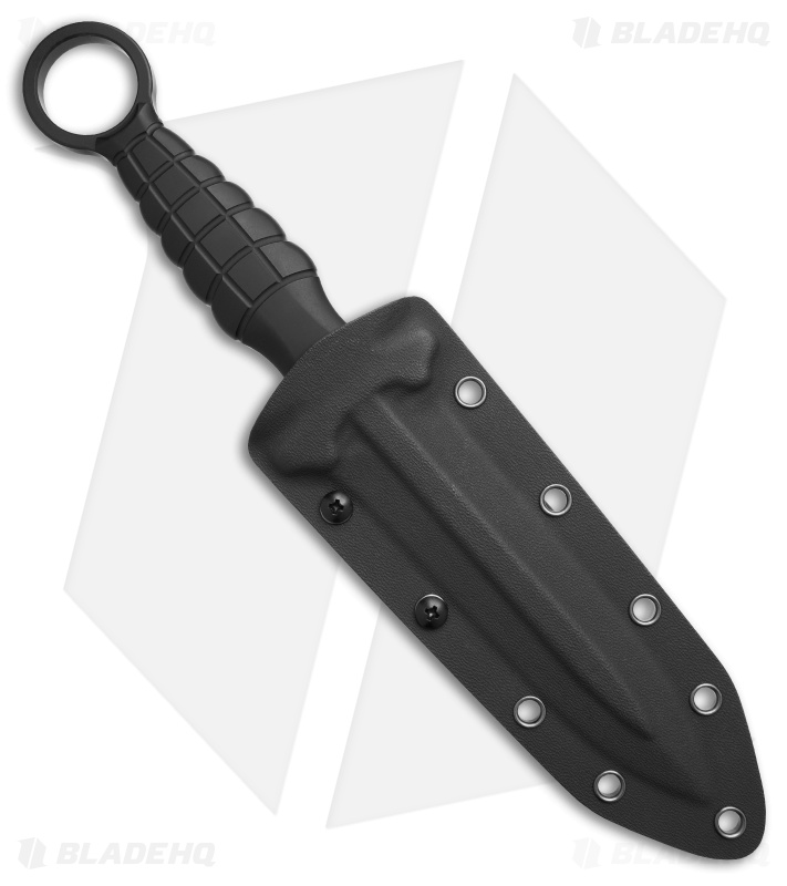 Andre de Villiers Brutus Dagger 2 Black Ti Dagger Black Serr
