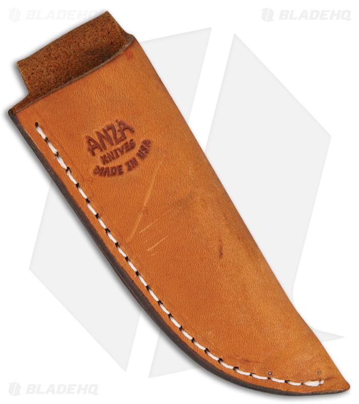 Anza Knives Mini SWAT E Fixed Blade Knife Stag (3" Satin) - Blade HQ