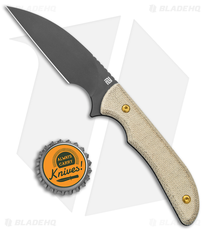 Artisan Cutlery Sea Snake | Fixed Blade Knife Tan Micarta | Blade HQ