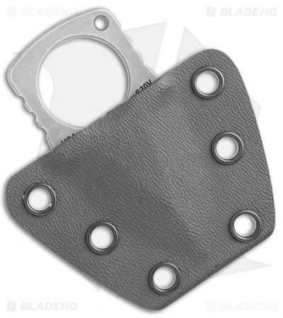 Atlas Dynamic Defense BUG Neck Knife Fixed Blade (1.5" Stonewash ...