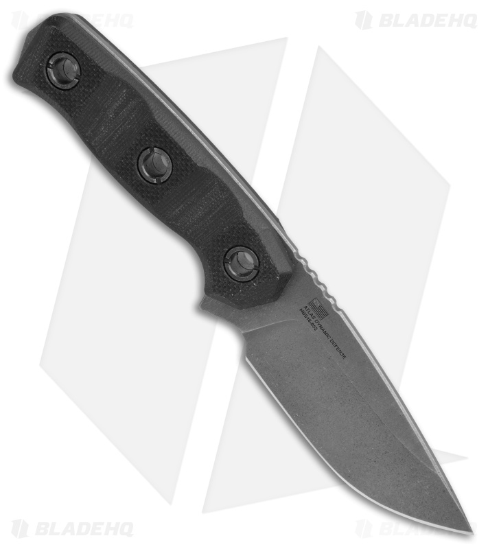 Atlas Dynamic Defense Harbinger S Fixed Blade Knife Black G-10 (3.75 ...
