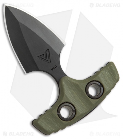 Atlas Dynamic Defense NOC Push Dagger Knife OD Green G-10 (2.375" Black ...
