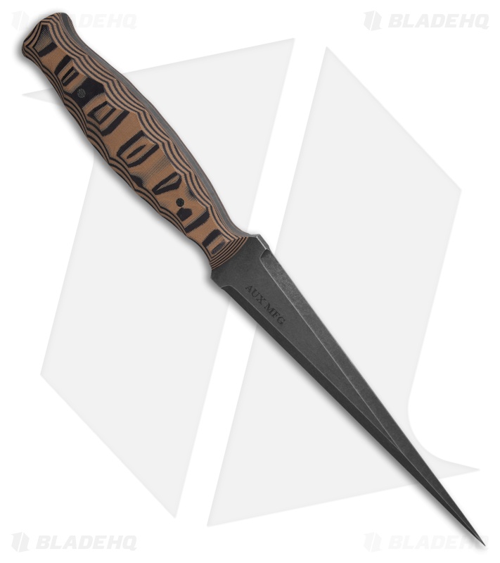 Auxiliary Manufacturing FS Spike Fixed Blade Knife Amerigrip (5.75 ...