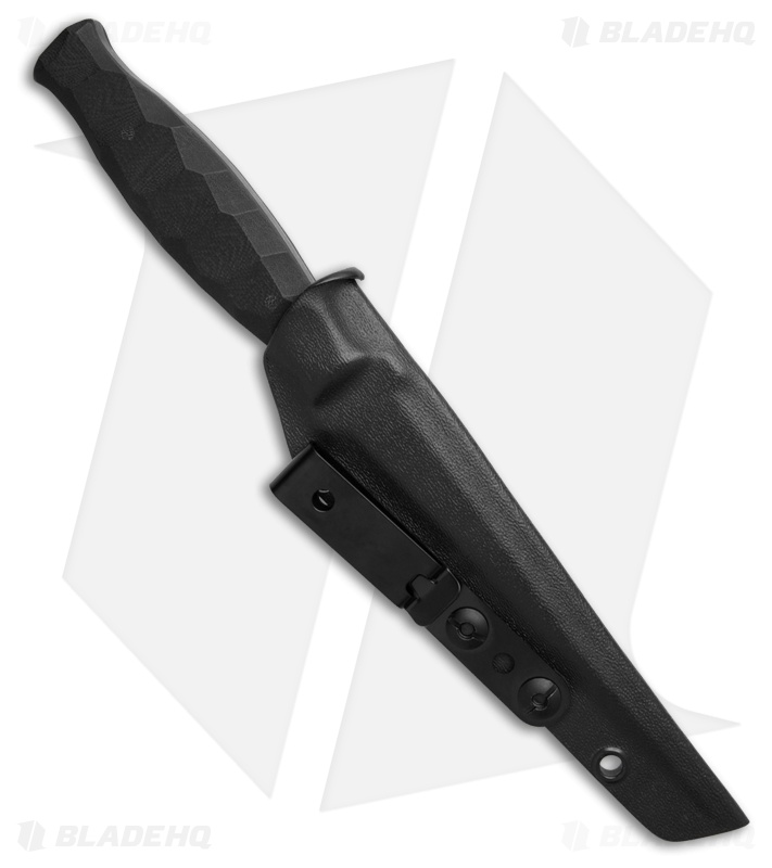 Auxiliary Manufacturing FS Spike Fixed Blade Knife Black G10 (5.75 ...