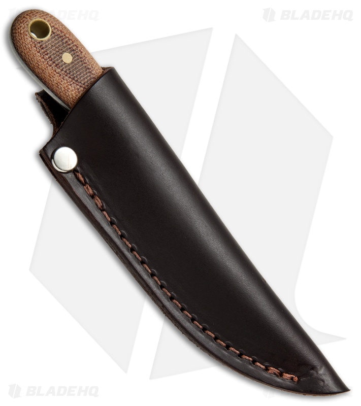 Battle Horse Knives Frontier First Hunting Knife Natural Micarta (2.6 ...