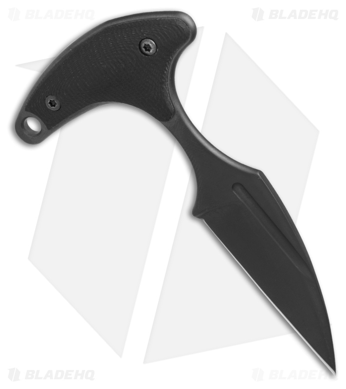 Bastinelli Creations L'Innocent Push Dagger Knife Black G-10 (1.75 ...