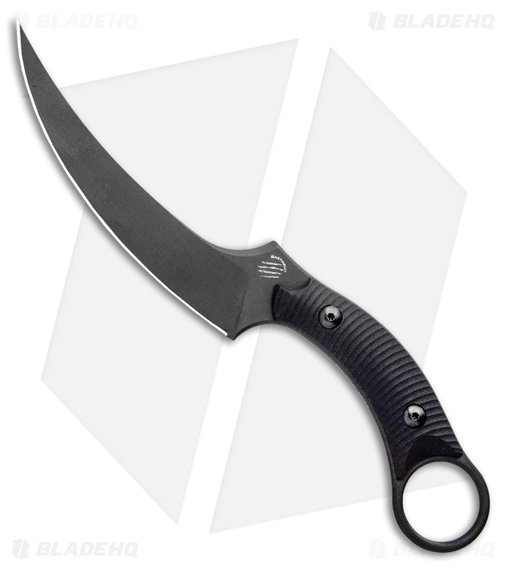 Bastinelli Creations - Mako Fixed Blade Knife | Black PVD | Blade HQ