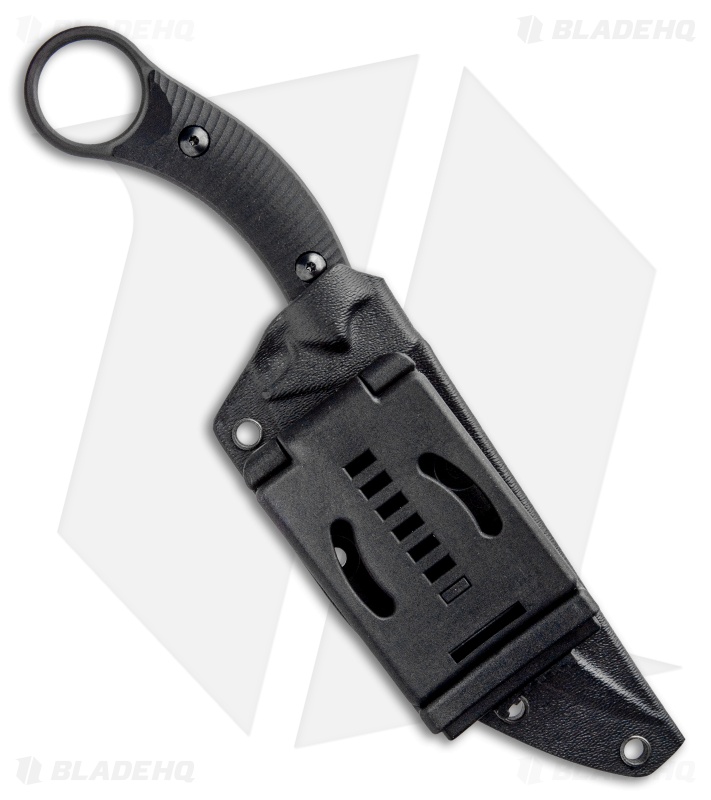 Bastinelli Creations - Mako Fixed Blade Knife | Black PVD | Blade HQ