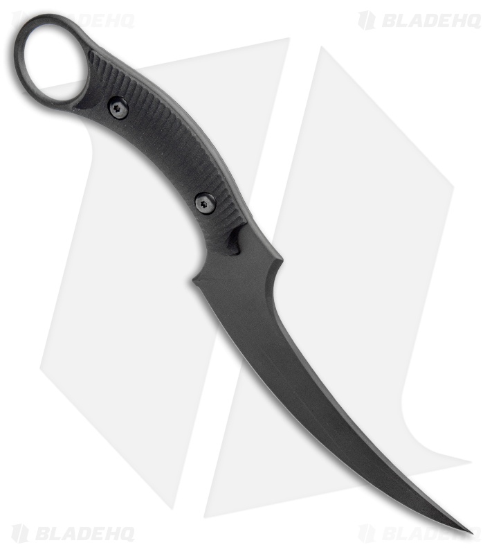 Bastinelli Creations - Mako Fixed Blade Knife | Black PVD | Blade HQ