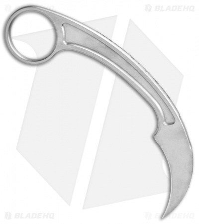 Bastinelli PiKa Picoeur Karambit Fixed Blade Knife (1" Satin) - Blade HQ