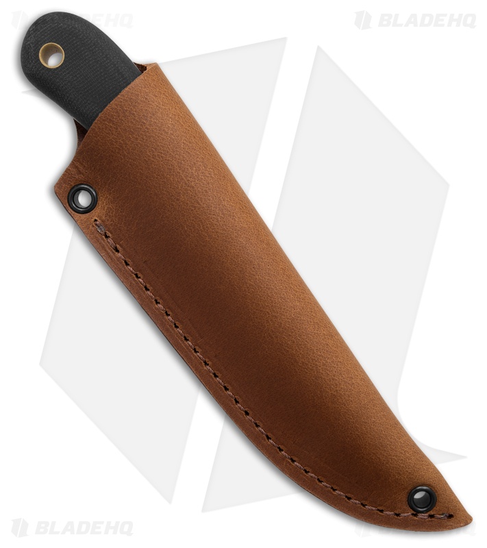 Battle Horse Knives Comanche Knife Black Micarta Flat Grind