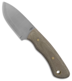 Battle Horse Knives Slug Knife Green Micarta Satin Scandi