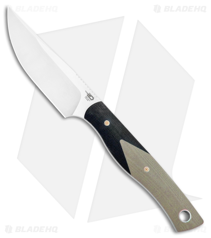 Bestech Knives - Heidi Blacksmith | Fixed Blade Knife - Beige G-10