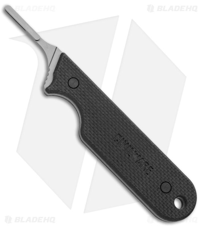 Civilware IBK (Interchangeable Blade Knife) - Fixed Blade | Black