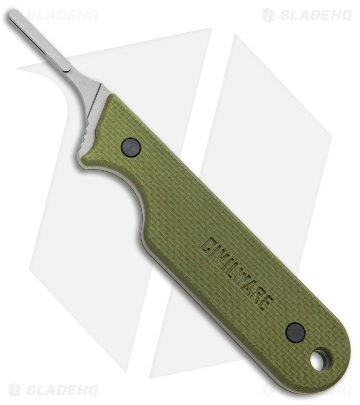 Civilware IBK (Interchangeable Blade Knife) - Fixed Blade | OD Green