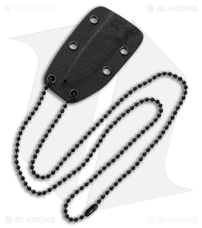 Dreamtech Fixed Blade Neck Knife Black Steel SW