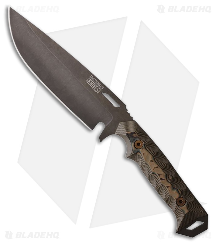 Dawson Knives Summit Knife Camo Ultrex G-10 Midnight