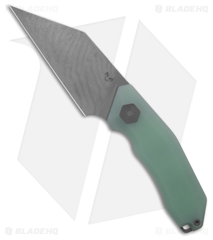 Damned Designs Fenrir Fixed Blade Knife Jade G-10 (4" SW) - Blade HQ