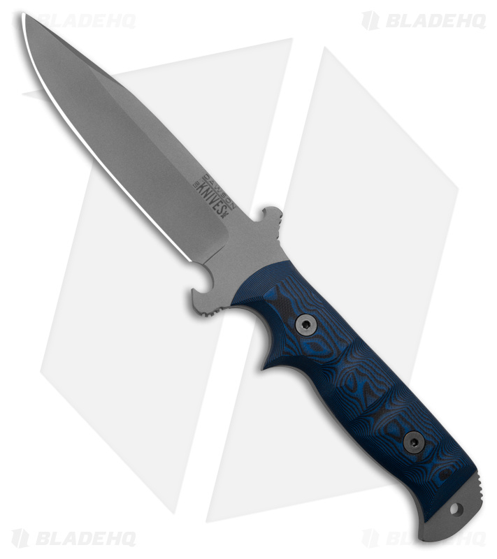 Dawson Knives Chief Blue G-10 (Gray MagnaCut) - Blade HQ