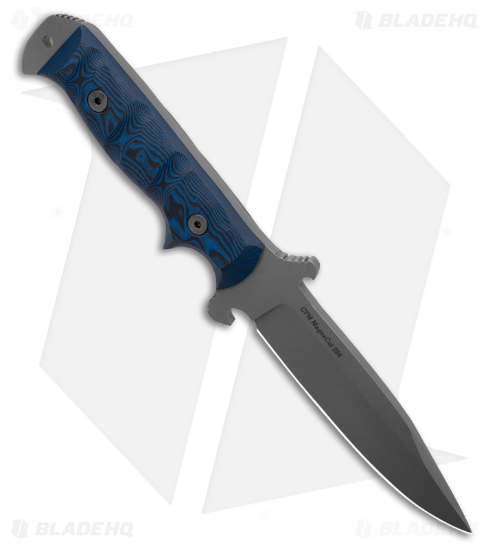 Dawson Knives Chief Blue G-10 (Gray MagnaCut) - Blade HQ