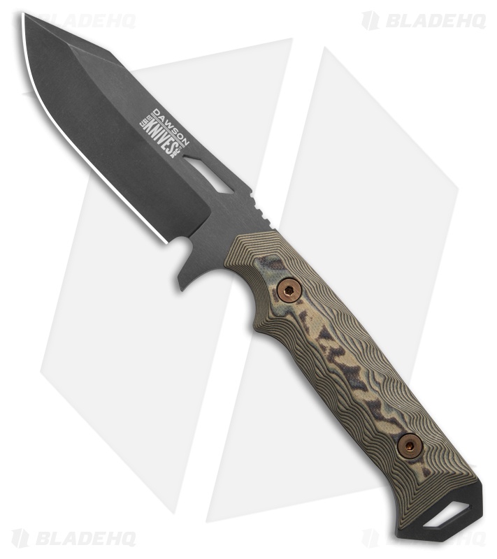 Dawson Knives Shepherd Gen 2 Black/Green G-10 Midnight