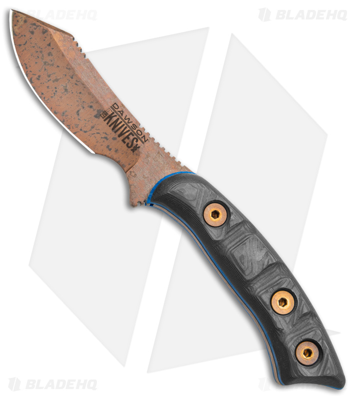 Dawson Knives Snakebite | Fixed Blade | CF/Arizona Copper | Blade HQ