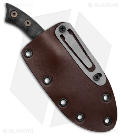 Dawson Snakebite Fixed Knife 2-Tone CF (3" Black) - Blade HQ