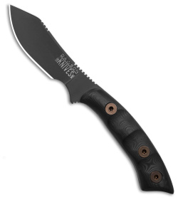 Dawson Snakebite Fixed Knife 2-Tone CF (3" Black) - Blade HQ