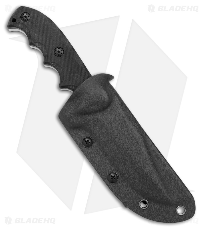 Defcon Hydra Fixed Blade Knife Black G-10 (4.25" Satin) - Blade HQ