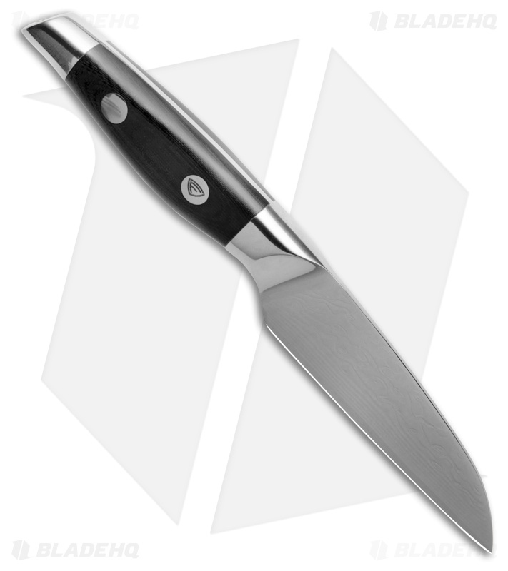 Ferrum Forge Utili-toku Kitchen Knife Black G-10 Damascus