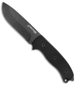 FirstEdge 5050 Survival Fixed Blade Knife Black G-10 (5.375" Black ...