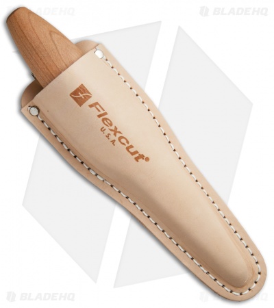 Flexcut Sloyd Knife Fixed Blade Cherry Hardwood (3" Satin) KN50 - Blade HQ