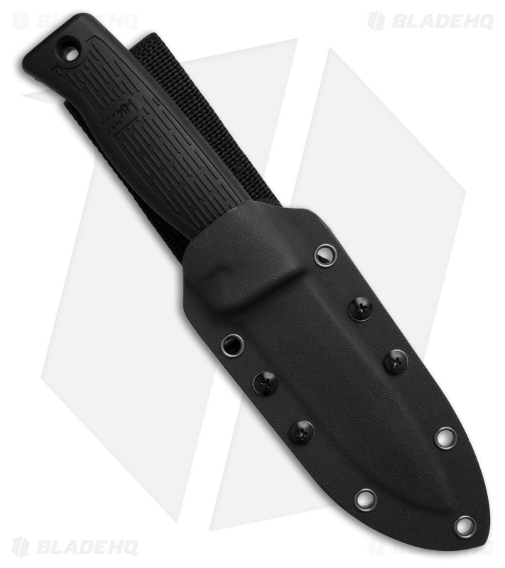 H&K MP7 Fixed Blade Black FRN Drop Point Black 14C28N